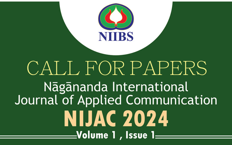 Call for Papers - NIIBS International Journal of Applied Communication ...